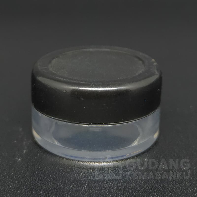 Pot cream hitam nat 5g - Gudang Kemasanku